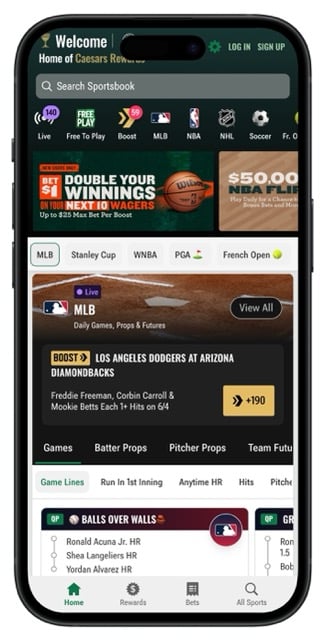 Caesars Sportsbook Promo Code June 2026: Get 10 100% Profit Boosts